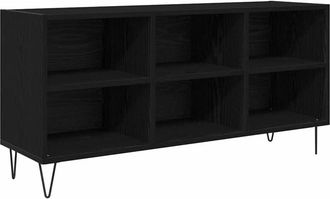 vidaXL TV-Schränk Schwarz Eichen-Optik 103,5 x 30 x 50 cm vidaXL