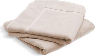 jilda-tex Ocean Safe Handtuch Duschtuch Badematte Set 500GSM 100% Bio-Baumwolle 100% biologisch abbaubar GOTS Cradle to Cradle Gold Fair Wear Foundation (2er-Se