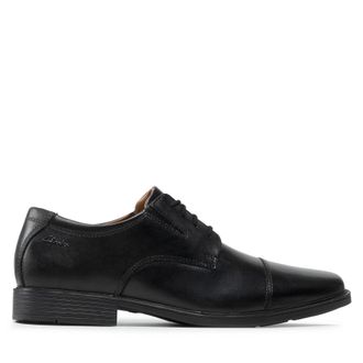 Clarks Halbschuhe Clarks Tilden Cap 261103097 Schwarz