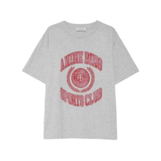 Anine Bing Cade Tee - - Tops - Damen - Grau - XS