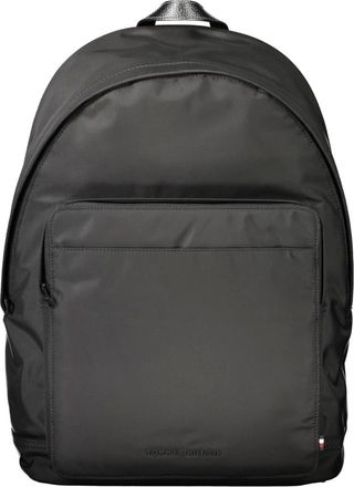 Tommy Hilfiger Homme, Sacs, Noir, Taille: ONE Size Sac &agrave; dos noir pour homme avec compartiment pour ordinateur portable