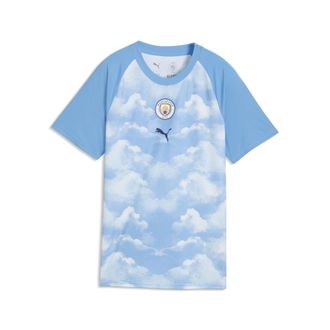 Puma Maillot d&eacute;chauffement Manchester City Femme, Accessoires, Bleu, XXL