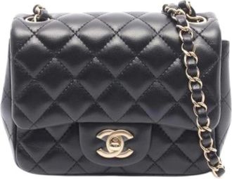 Chanel Sac bandouli&egrave;re vintage doccasion - Femme - Pre-owned - Noir - Taille: ONE Size