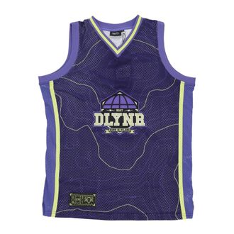 Dolly Noire Blauer Basketball-Stil Mesh Tanktop - - Sport - Herren - Blau - L