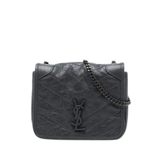 Saint Laurent Pre-owned Niki Wallet on Chain - Femme - Pre-owned - Noir - Taille: ONE Size