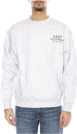 Obey Homme, Sweatshirts et sweats &agrave; capuche, Gris, Taille: XL SweaT-shirts