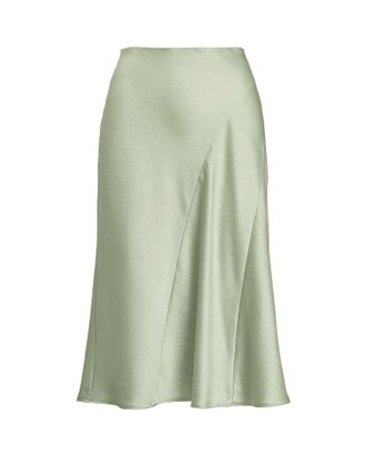 Ralph Lauren SATIN MIDI SKIRT