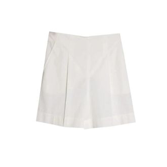 Max Mara Falten-Shorts - - Shorts - Damen - Wei&szlig; - XS