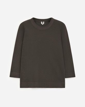 Arket Geripptes Oberteil -Schwarz