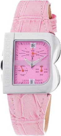 Laura Biagiotti Femme, Accessoires, Rose, Taille: ONE Size Montre habill&eacute;e en cuir multicolore