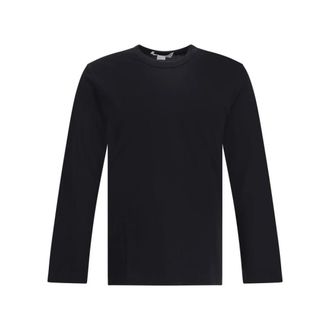 Comme Des Gar&ccedil;ons Langarm T-Shirt mit bedrucktem Logo - - Tops - Herren - Schwarzk - M