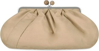 Max Mara Femme, Sacs, Beige, Taille: ONE Size Pasticcino Apio Large Clutch