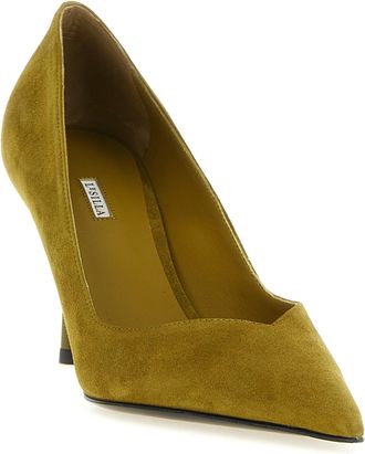 Le Silla Womens Bicolor Lambskin High Heel Pumps