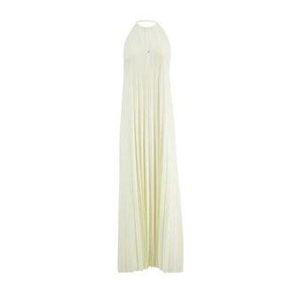 Zeus + Dione Femme, Robes, Blanc, Taille: 36 FR Elvira Maxi Dress With Neck Gathering