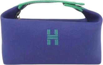 Herm&egrave;s Sac &agrave; main Pre-owned 103222M- Pochette - Femme - Pre-owned - Bleu - Taille: ONE Size