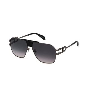 Just Cavalli Shiny Gun Smoke Gradient Sonnenbrille - - Accessories - Herren - Grau - 62 MM