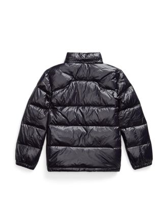 Polo Ralph Lauren Boys Kids Down Jacket Black Polyester Padded