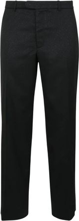 Casablanca Pantalon de costume Monogram Jacquard - Homme - Pantalons - Bleu - Taille: XL