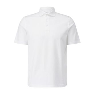 Fedeli Jersey Polo Shirt im klassischen Stil - - Tops - Herren - Wei&szlig; - 3XL