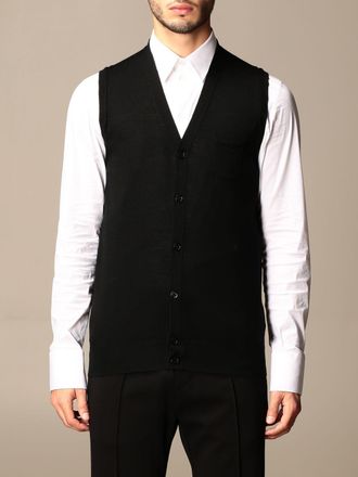 Paolo Pecora Cardigan Homme couleur Noir