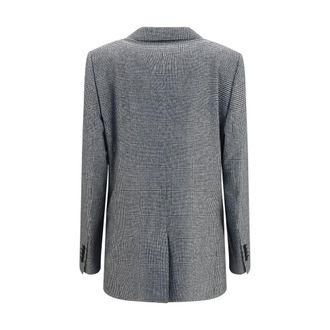 Dolce & Gabbana Womens Gray Wool Oves Aries Blazer Clothing