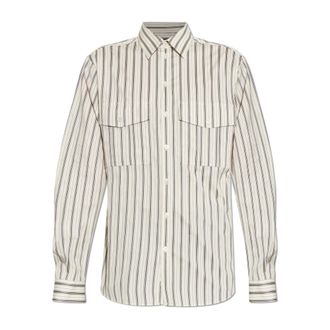 Dolce & Gabbana Gestreiftes Martini-Hemd - - Shirts - Herren - Beige - M
