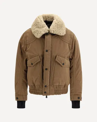 Moncler Alpental padded canvas Bomber Jacket Male 2