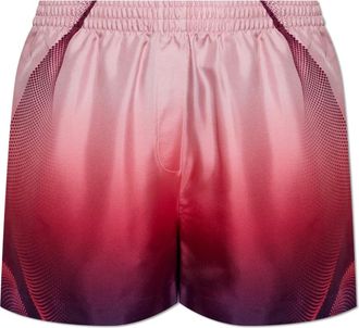 Casablanca Femme, Shorts, Rose, Taille: 36 FR Short Gradient en Soie