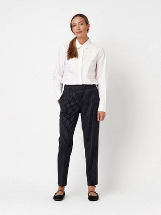 Toni Jogger Pants Sue mit unterbrochenen Nadelstreifen