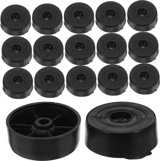 Holibanna 24 St&uuml;ck Polster f&uuml;r M&ouml;belbeine M&ouml;belpolster Stuhlbeinpolster f&uuml;r Holzb&ouml;den Couch Feet Pads M&ouml;belbodensch&uuml;tzer Black