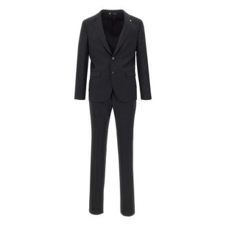 Manuel Ritz Single Breasted Suits - Homme - Costumes - Noir - Taille: XL
