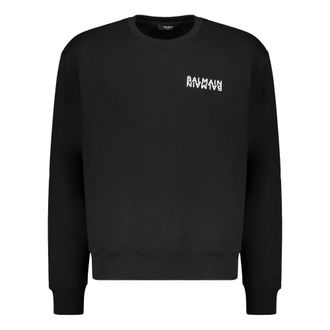 Balmain Lang&auml;rmeliges Sweatshirt - - Sweatshirts & Hoodies - Herren - Schwarzk - 2XL