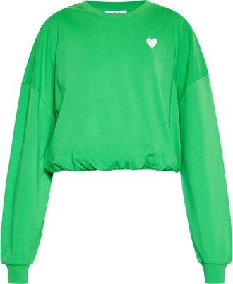 Mymo Sweatshirt Damen gr&uuml;n