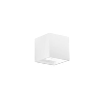 Luce-Ambiente-Design Rubik wall light in Paintable White Gypsum 11.5 cm