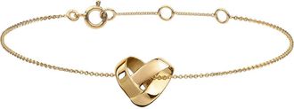 Edenly Origami Herz Armband - 750er Gelbgold (18 Karat)