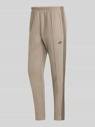 adidas Originals Slim Fit Sweathose aus Baumwoll-Mix mit B&uuml;gelfalten