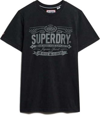Superdry Heritage Brand Relaxed Fit Short Sleeve T-Shirt 2XL