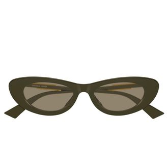 Bottega Veneta unisex, Accessoires, Vert, Taille: 51 MM Bv1447S Lunettes de soleil