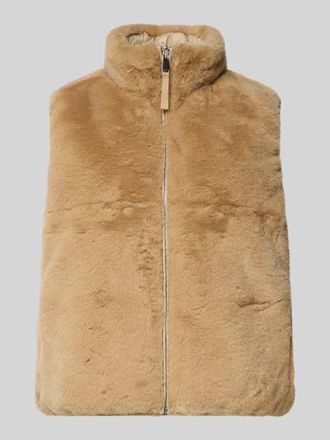 s.Oliver Red Label Regular Fit Webpelzweste mit Wendefunktion