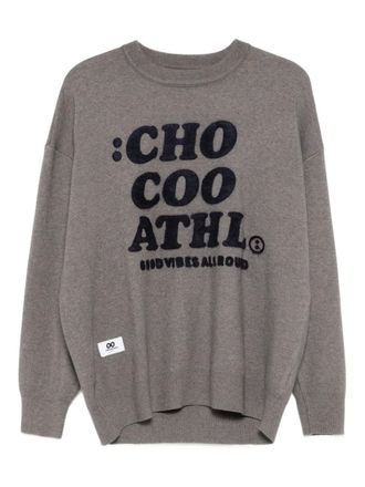 Chocoolate sweat à logo brodé - Gris