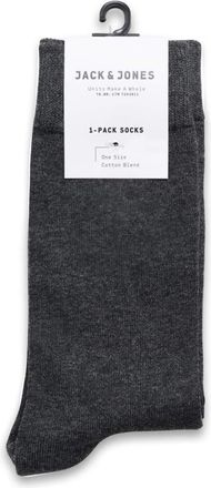 Jack & Jones Herren JJJENS SOCK NOOS, Dark Grey Melange, 42 EU