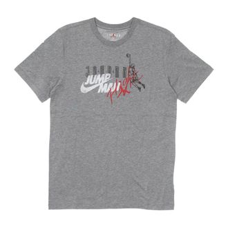 Nike Jordan Homme, Tops, Gris, Taille: XL T-shirt ras du cou imprim&eacute; graphique