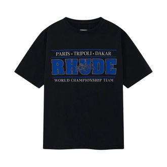 Rhude Chrono T-Shirt - - Tops - Herren - Schwarzk - L