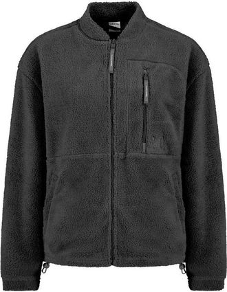 Sublevel Fleecejacke Damen Teddyfleece Kuschelig &Uuml;bergangsjacke Jacke Outdoor Stehkragen, Kapuze, flauschig, kuschelig, warm, Outdoor