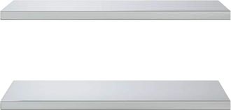 Generic Wandregale 2 St&uuml;ck, Schwebende Aufbewahrung aus Edelstahl, Schlanker Dekorativer Display-Organizer f&uuml;r Wohnzimmer, Schlafzimmer, Badezimmer und K&uuml;che 