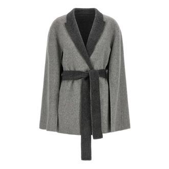 Alberta Ferretti Damen, M&auml;ntel, Grau, LGr&ouml;&szlig;e