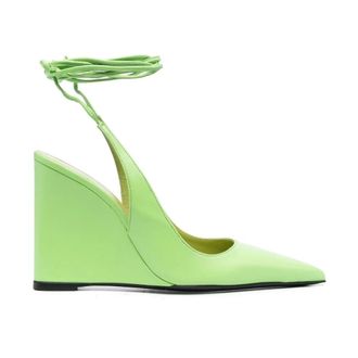 by FAR Gr&uuml;ne Mules mit Absatz und eckiger Spitze - - Shoes - Damen - Gr&uuml;n - 36 EU