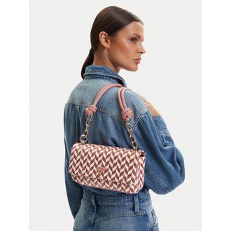 Guess Handtasche Guess Tessi HWWG76 91190 Dunkelrosa