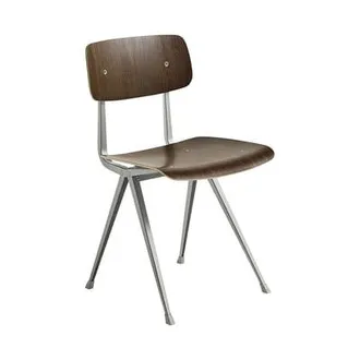 HAY Chaise Result - Bois naturel - Contreplaqué de chêne fumé - Designer Wim Rietveld