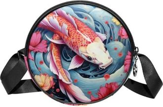 Generic Circle Sac &agrave; bandouli&egrave;re pour femme, petit sac &agrave; bandouli&egrave;re avec fermeture &eacute;clair et bretelles r&eacute;glables style d&eacute;contract&eacute; pour femmes et filles
